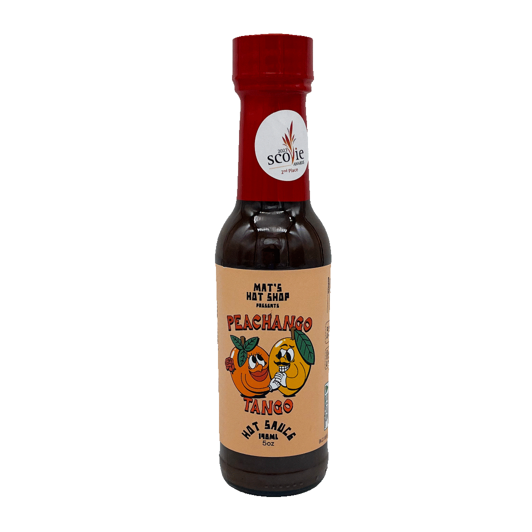 Mat's Hot Shop Peachango Tango 148ml – BAM Bread and Milk
